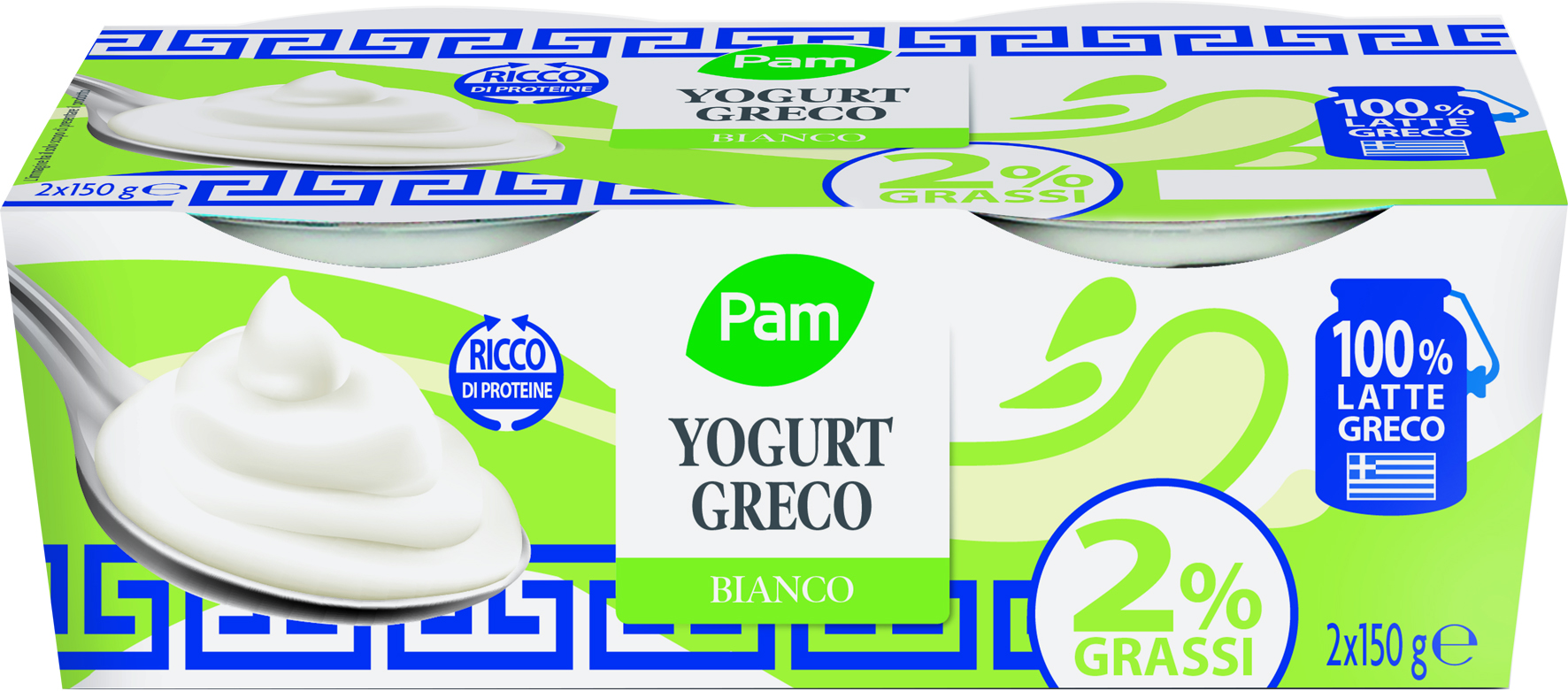 Yogurt greco 2% Pam - yogurt greco 2 pam