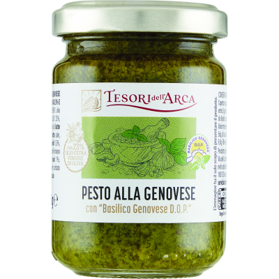 TESORI DELL'ARCA Pesto alla Genovese con "Basilico Genovese D.O.P." 130 ...